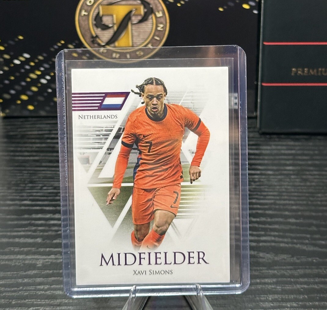Xavi Simons 2024 Futera Unique World Football #ECG34 Eclipse Gold ...