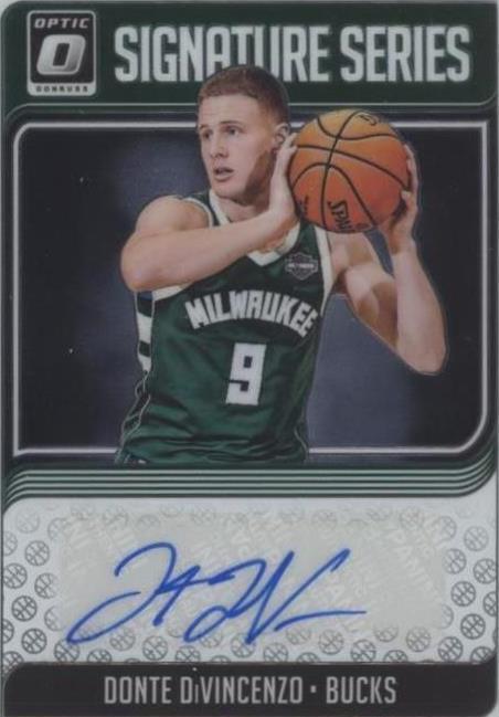 2018-19 Panini Donruss Optic - Signature Series Donte DiVincenzo #SG ...