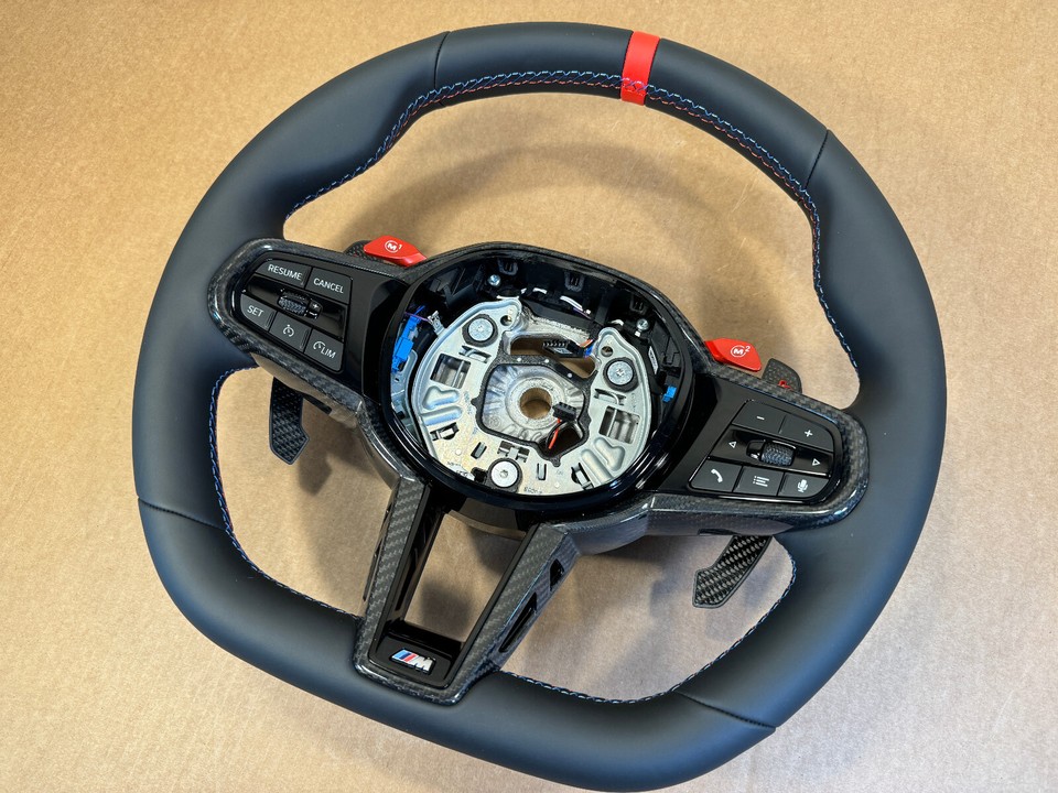 BMW M2 G87 M3 G80 G20 G21 M4 G82 M Steering Wheel Carbon HEATING VIBRO ...