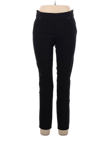 89th & Madison Women Black Casual Pants L | eBay