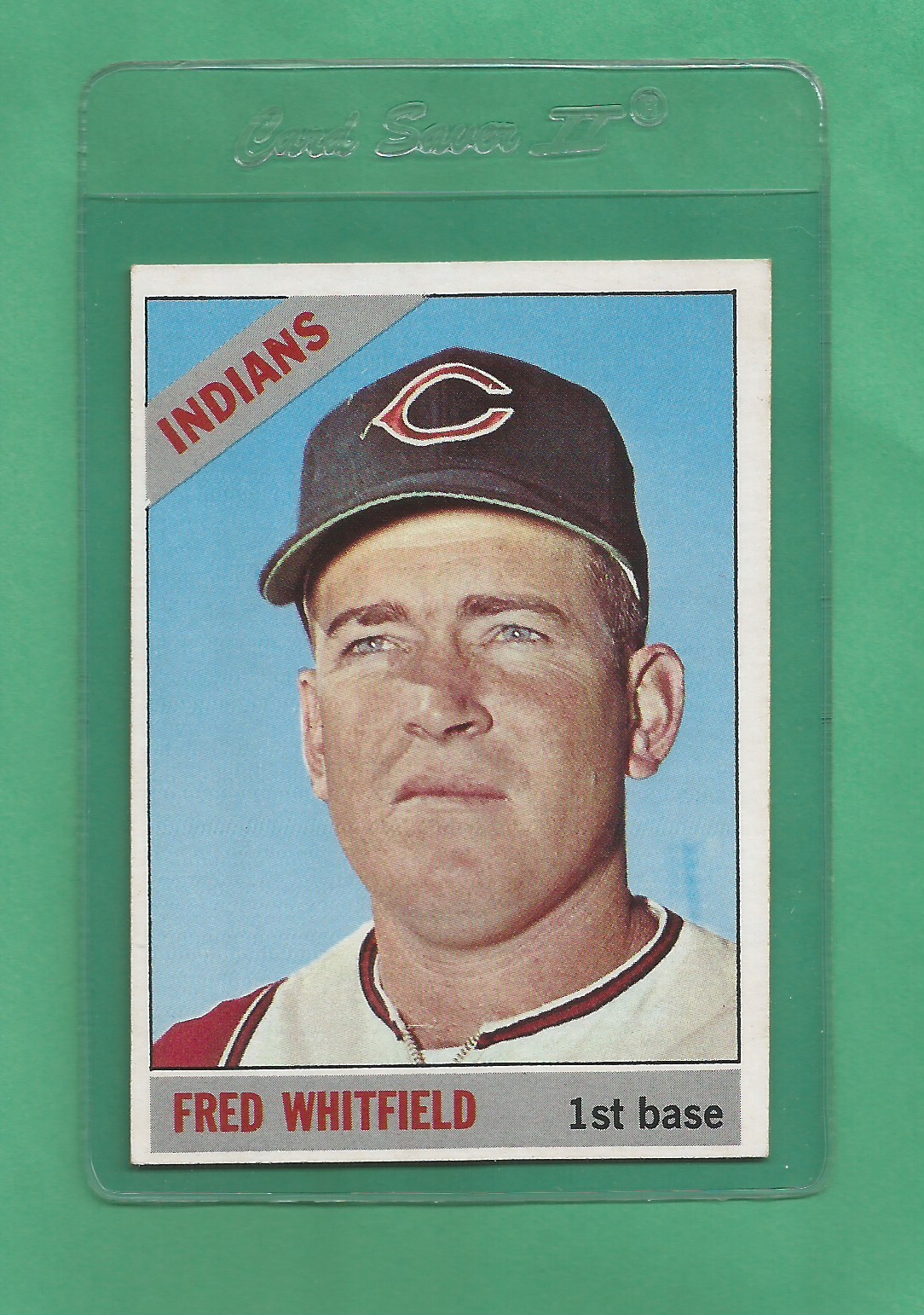 1966 Topps Cleveland Indians Fred Whitfield # 88 NM-MT Tough Lo Pop ...