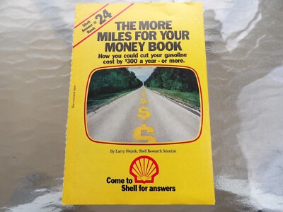Vintage 1970's Shell Answer Book #24 More Miles For Your Money Book ...