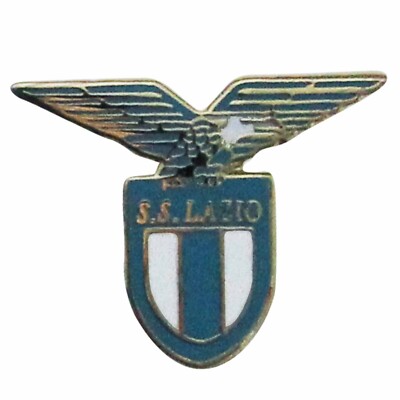 New SS Lazio Football Crest Enamel Pin Badge, SS Lazio Serie A Football ...