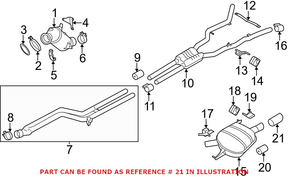 Genuine NEW Exhaust System Tail Pipe Extension Tip Chrome For BMW F10 ...