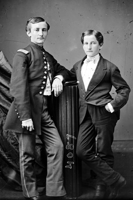 New 5x7 Civil War Photo: Union Sergeant John Clem with his Brother ...