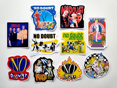 No Doubt Inspired Sticker Pack (10 Stickers) Alternative Ska Punk Pop ...