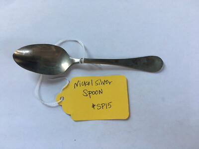 Nickel Silver Spoon #SP15 | eBay