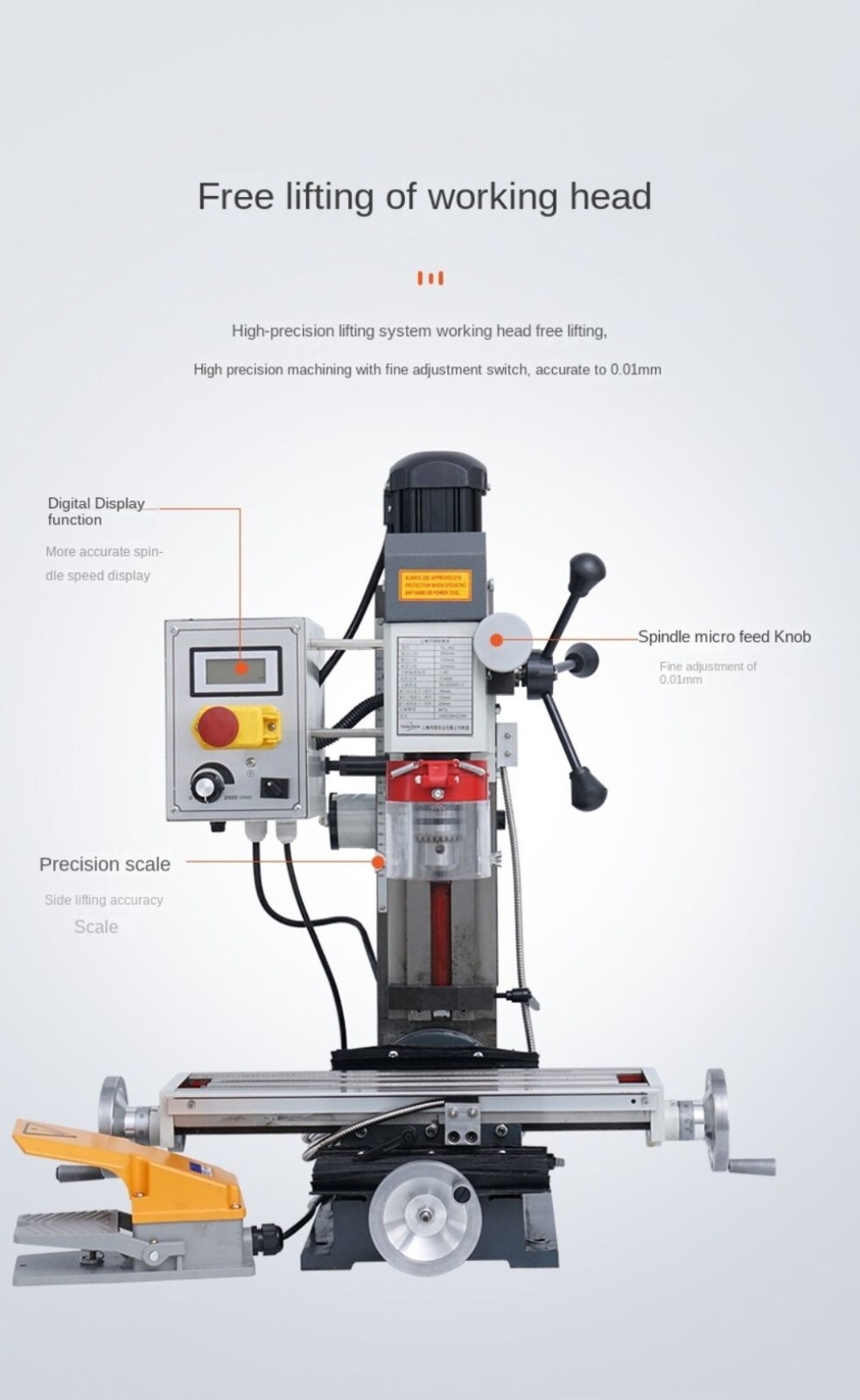 Milling Machine Multifunctional Milling Machine Home Drilling Milling ...