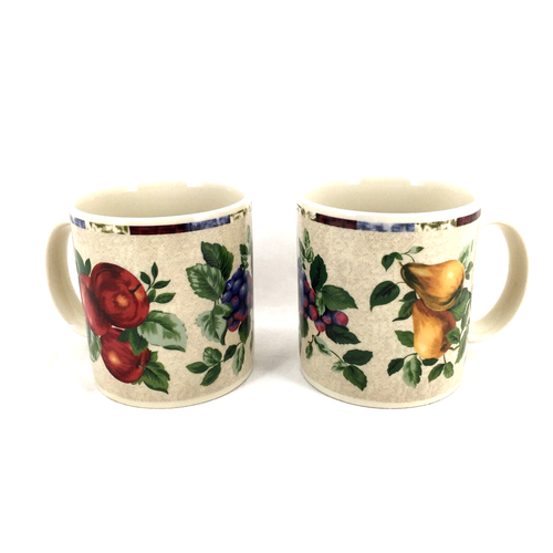 Lot of 2 Oneida EXCELL Mugs Sakura Sonoma 12 oz Cups - Excellent ...