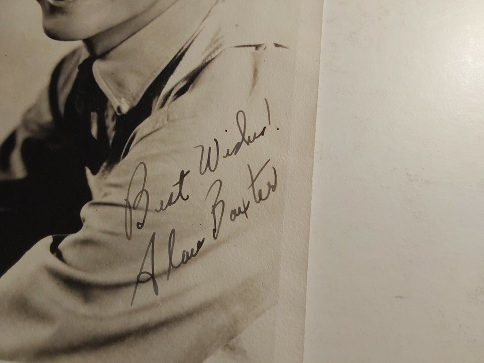 ALAN BAXTER Actor Signed Photo 1930s 1940s Actor | eBay
