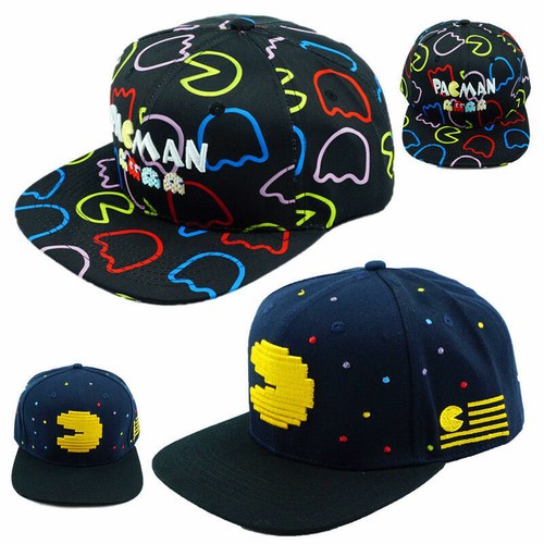 Classic Pac Man Hat Snapback Hats Cap Unisex Adjustable Baseball ...
