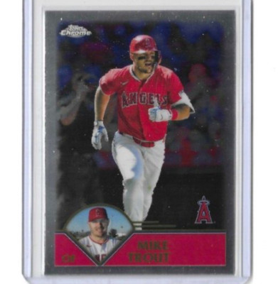 Mike Trout 2024 Topps Chrome Lids Mitchell & Ness #38 (Lot of 4) (BM ...