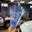 Blue Purple Window Tint VLT 80% Windshield Sticker Anti-UV Foil Home ...