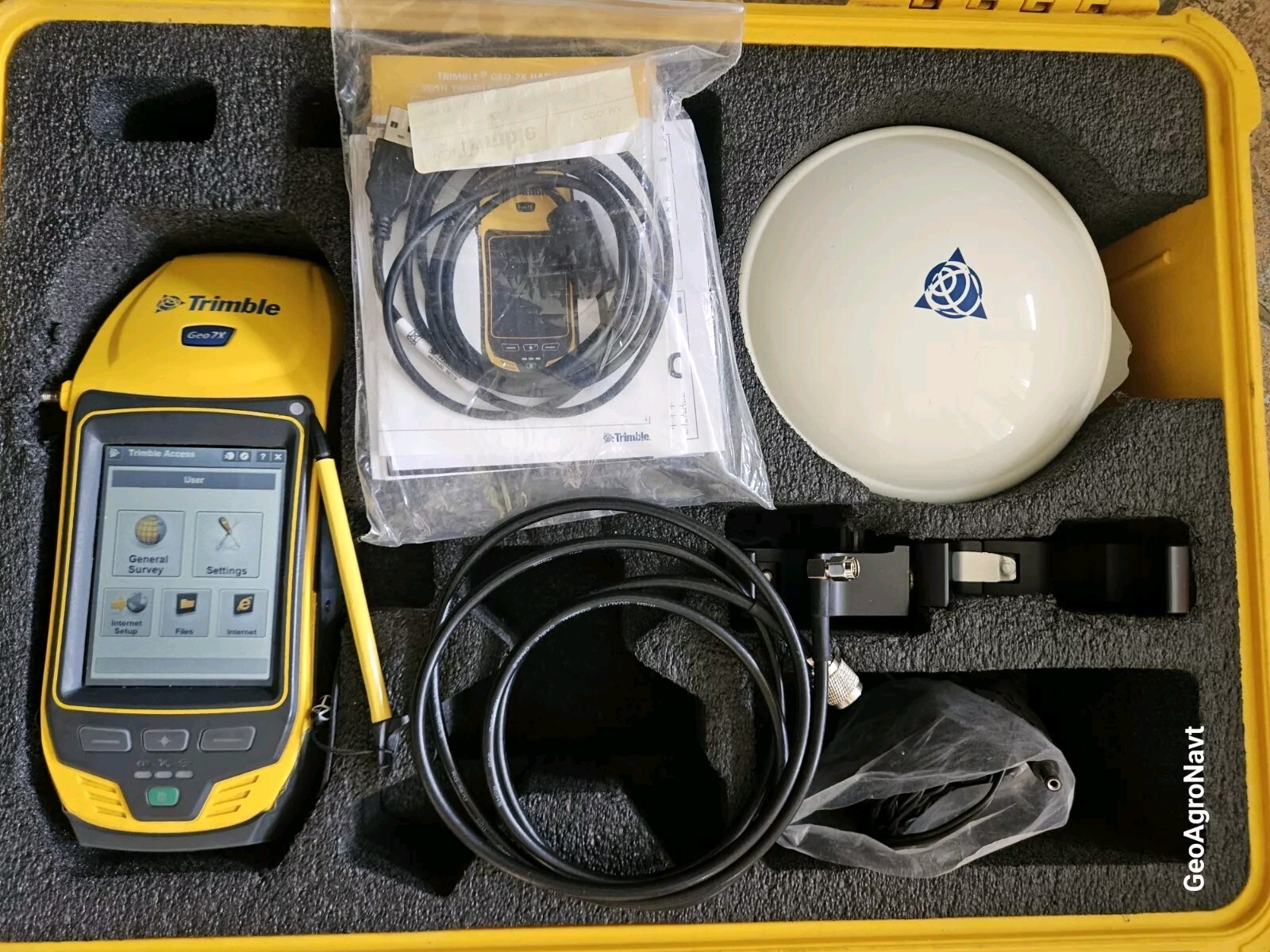 GNSS receiver Trimble Geo7X GPS/GLONAS L1/L2 TAccess2017,NMEA,Rangefinder, AntZ3 | eBay