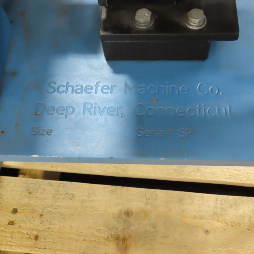 Schaefer Machine 18" Variable Speed Smoothing Press 0-25 FPM 115V 90PSI ...