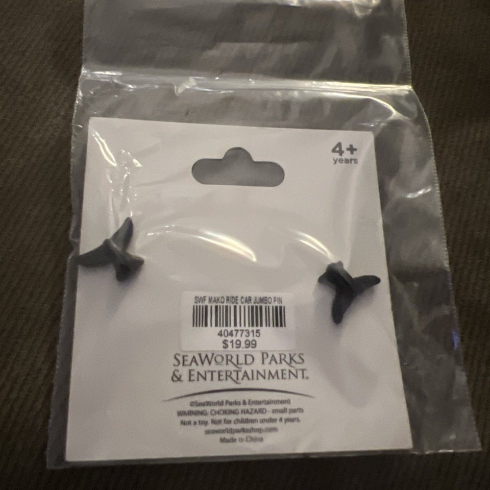 Seaworld Orlando Mako Roller Coaster Train Car Pin | eBay