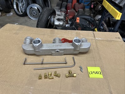 Chevy six Cylinder Fenton Intake 235 Dual Carb Lowrider Bomb Manifolds ...