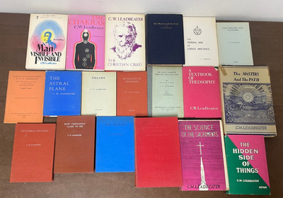Huge C.W. Leadbeater Book Lot 19 unique books | eBay