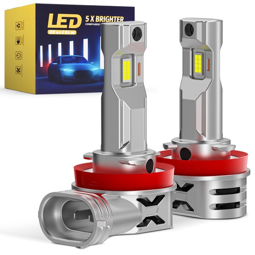 2pcs H8/H9/H11/H16 LED Headlight Light Bulbs, Super Bright 8000LM 6000K ...