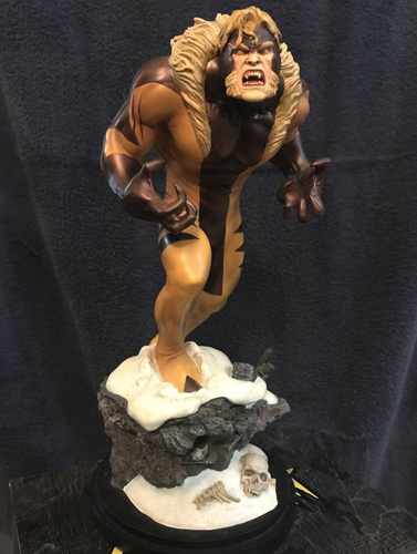 SABRETOOTH MODERN VARIANT STATUE VILLAFANE BOWEN DESIGNS #92 FACTORY ...