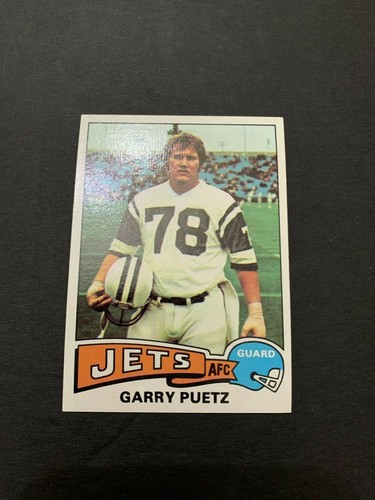 1975 Garry Puetz New York Jets Topps Football Card | eBay