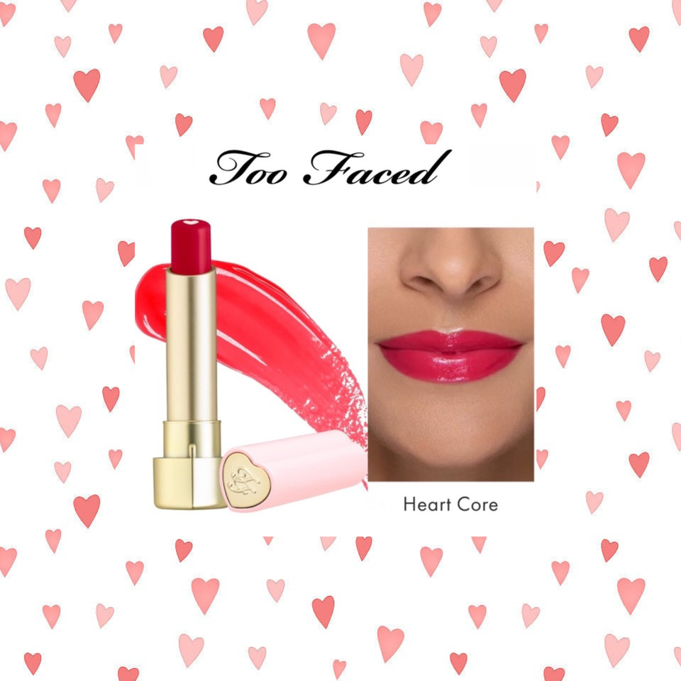 Too Faced Heart Core Lipstick Too Femme in Shade 04 Red | eBay