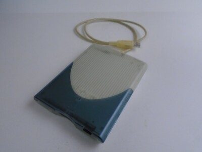 SmartDisk USB Disk Drive 3.5" Floppy External Clear/Blue Model: FDUSB-M ...