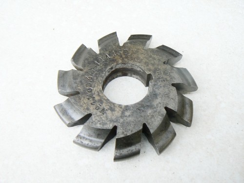 fraise module 4,5 N°1 12 à 13D angle 20° diamètre 80mm alesage 25,4mm ...