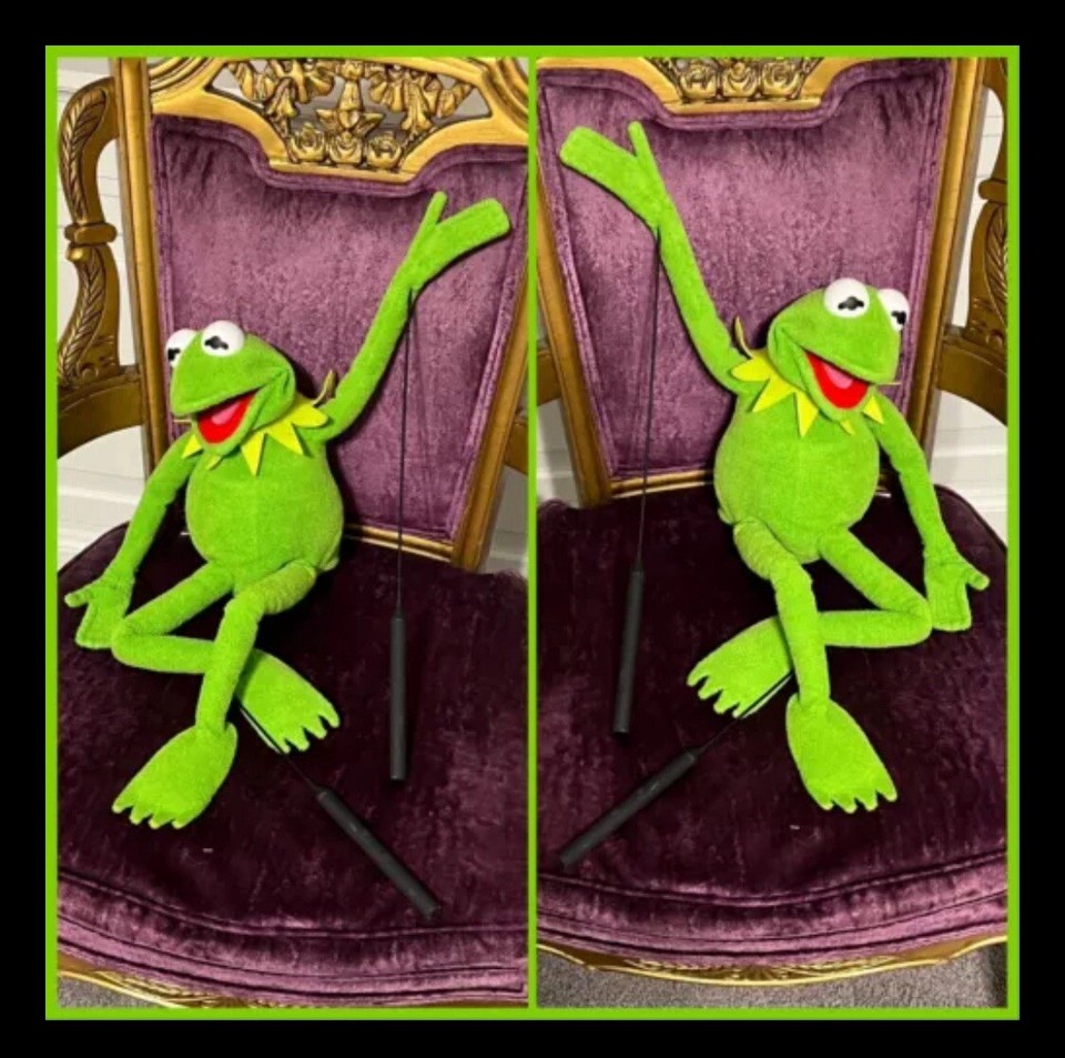 Kermit Frog Rod Puppet | eBay