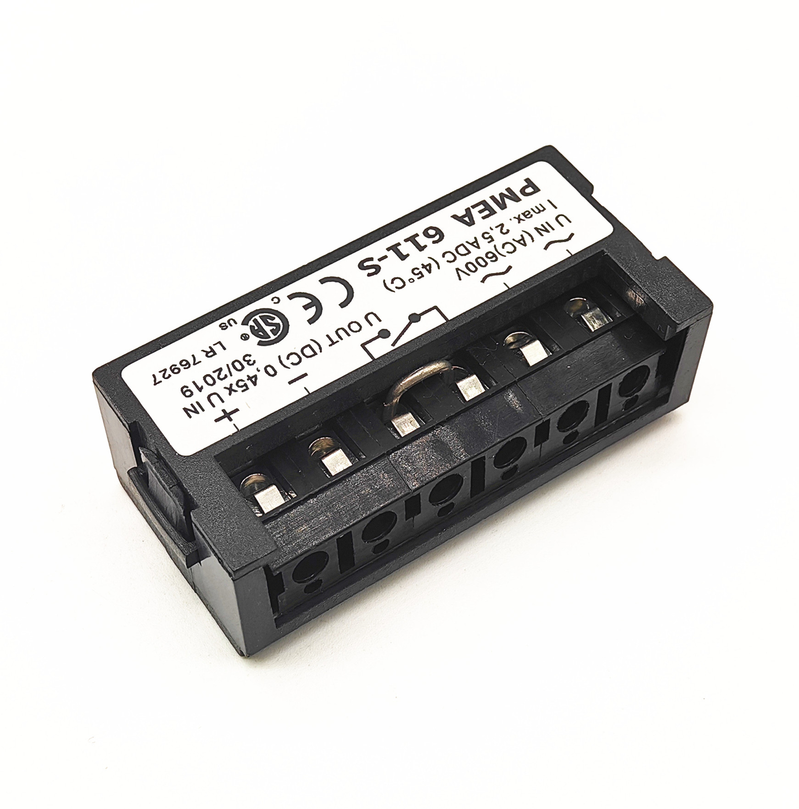 PMEA 611-S UIN AC 600V OUT DC 0.45 I max 2.5 ADC LR 76927 Motor brake ...