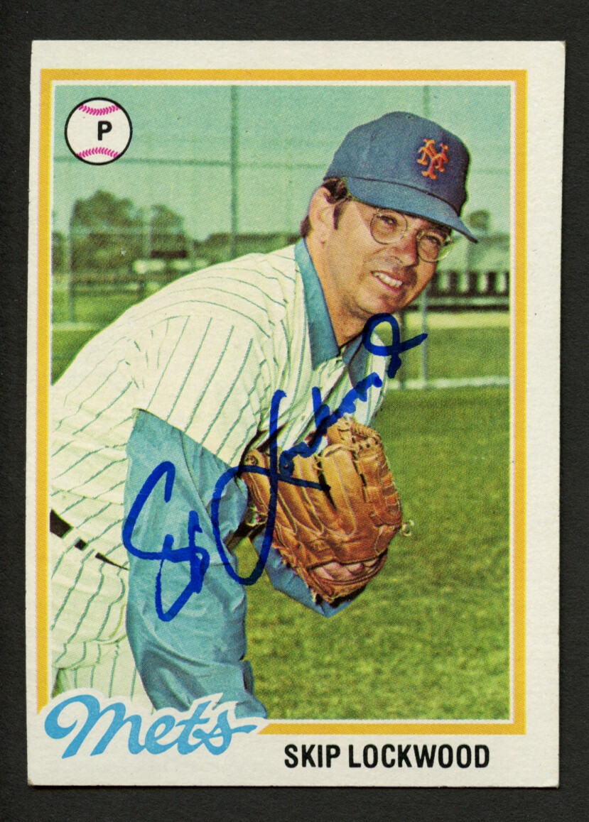 Skip Lockwood #379 signed autograph auto 1978 Topps Baseball Trading ...