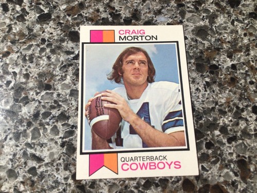 1973 Topps Football #493 Craig Morton Cowboys EXMT | eBay