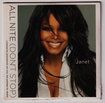 JANET JACKSON 1 TRACK CD SINGLE (PROMO SEALED) ALL NITE (DON'T STOP) | eBay