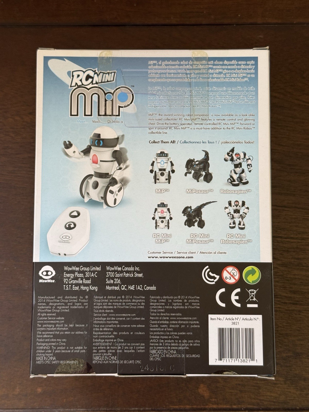 WowWee 3821 MIP RC Mini Edition Remote Control Robot for sale online | eBay