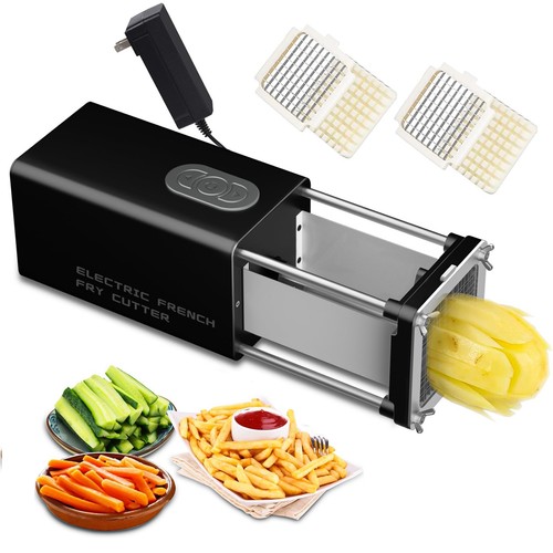 French Fry Cutter, French Fries Cutter with 1/2 & 3/8 Inch Blade ...