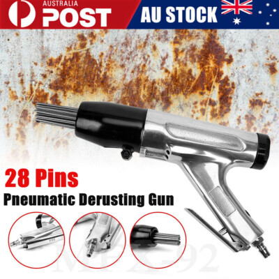 28 Pins Derusting Gun Pneumatic Jet Chisel Needle Air Needle Scaler ...
