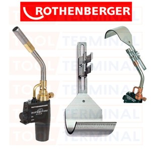 Rothenberger Super Fire 2 Blow Torch Brazing Soldering + Heat Deflector ...