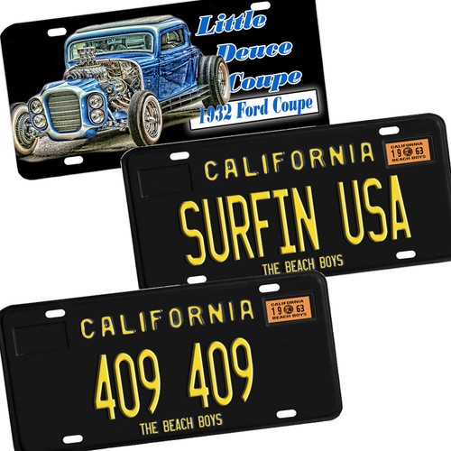California Beach Boys West Coast Surfin and Car 409 Designs License ...