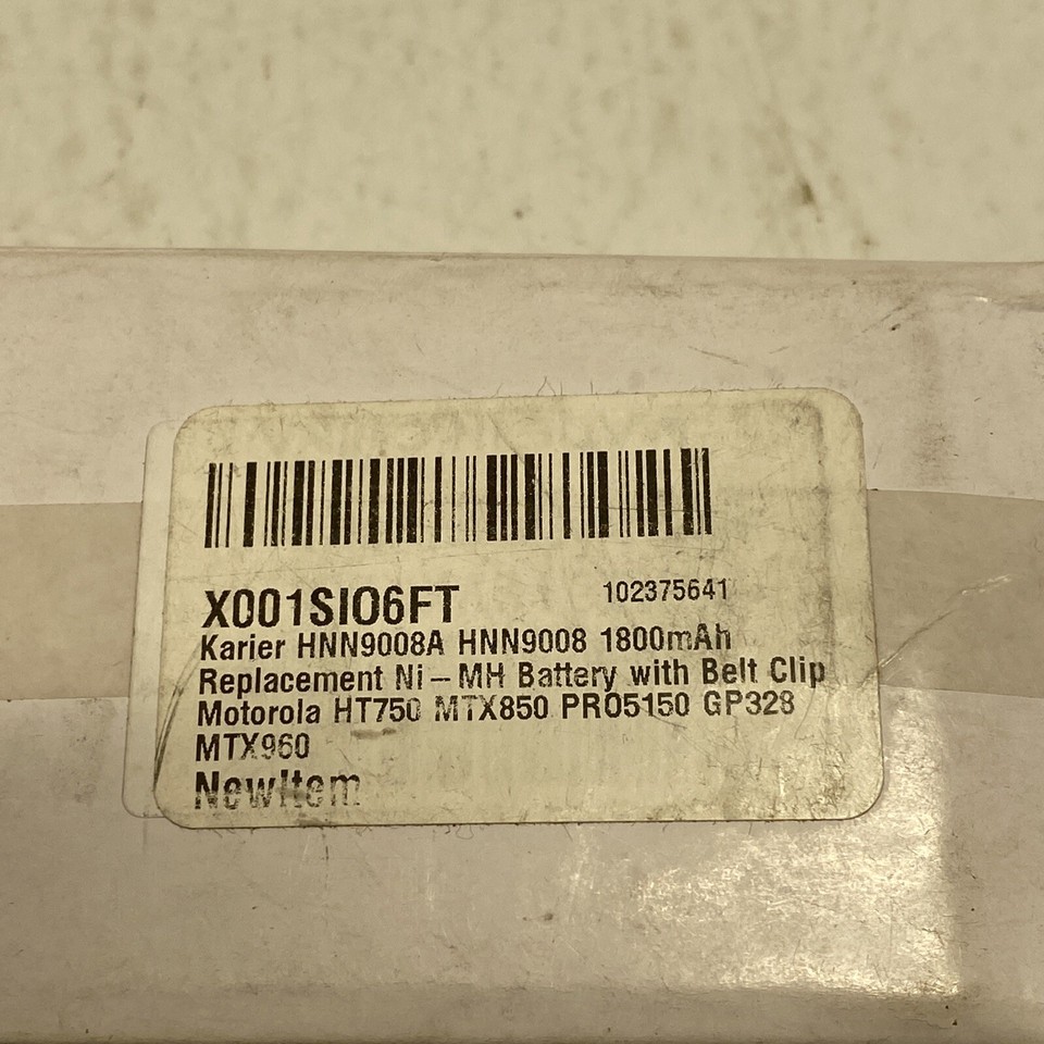 HNN9008A 1800mAh Ni-MH Battery for MOTOROLA PRO5150 HT750 HT1250 GP328 ...