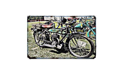 Bullock Vintage Bike Motorbike A4 photo Retro Bike | eBay UK