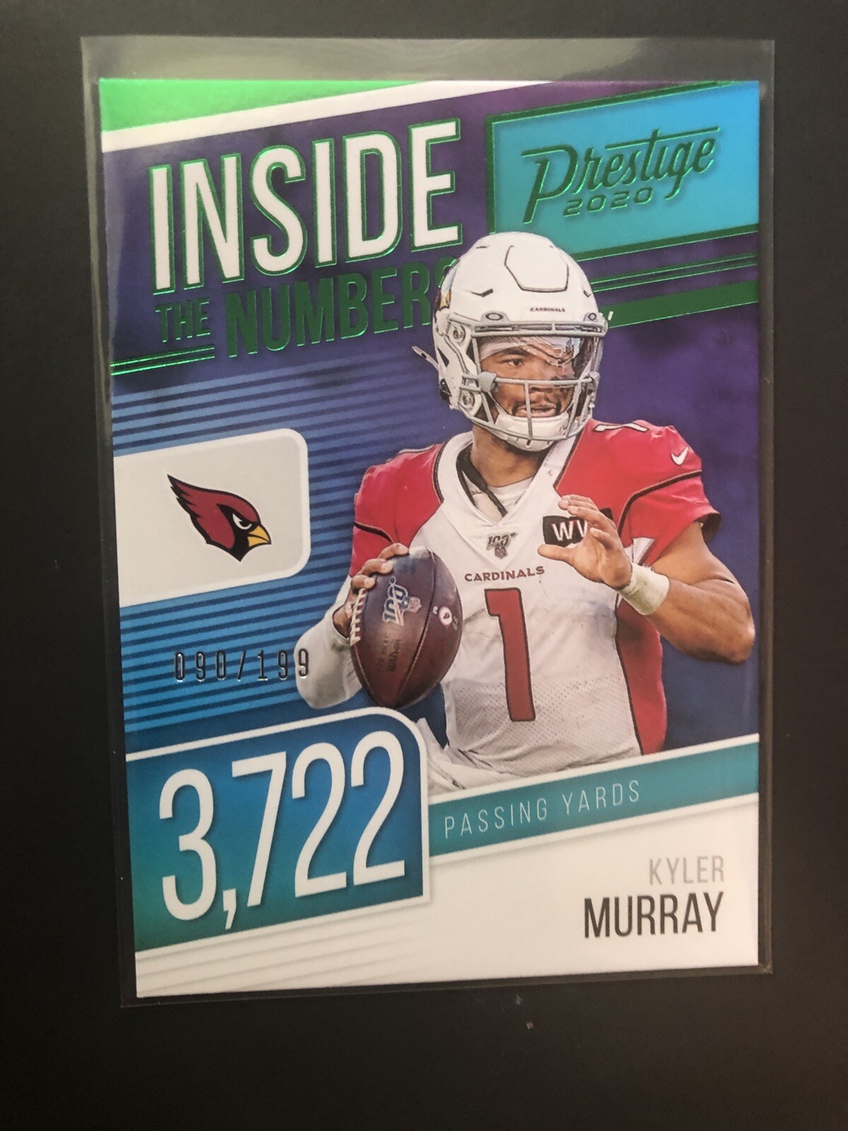 2020 Panini Prestige - Inside the Numbers Kyler Murray #IN-KM Xtra ...
