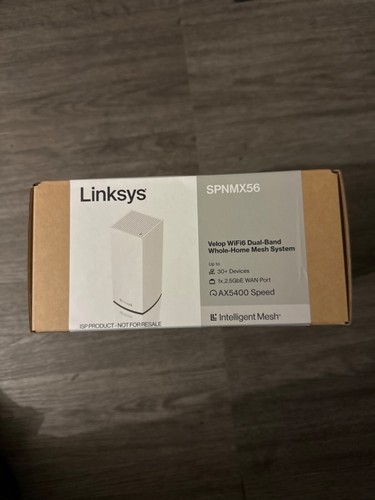 New Linksys Atlas Whole Home Mesh Wi-Fi 6 Dual Band System SPNMX56 ...