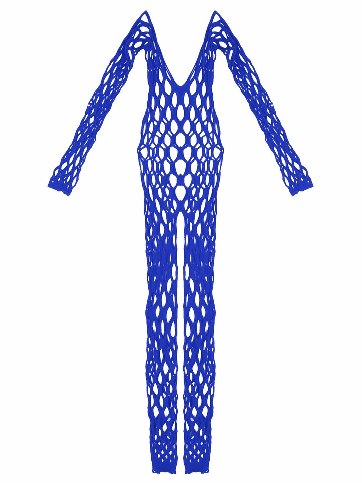 Damen Netz Body stocking Cutout Sexy Body Transparent Catsuit Babydolls ...