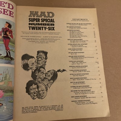 1978 MAD Super Special 26 Good w/record BARGAIN shipping incl | eBay