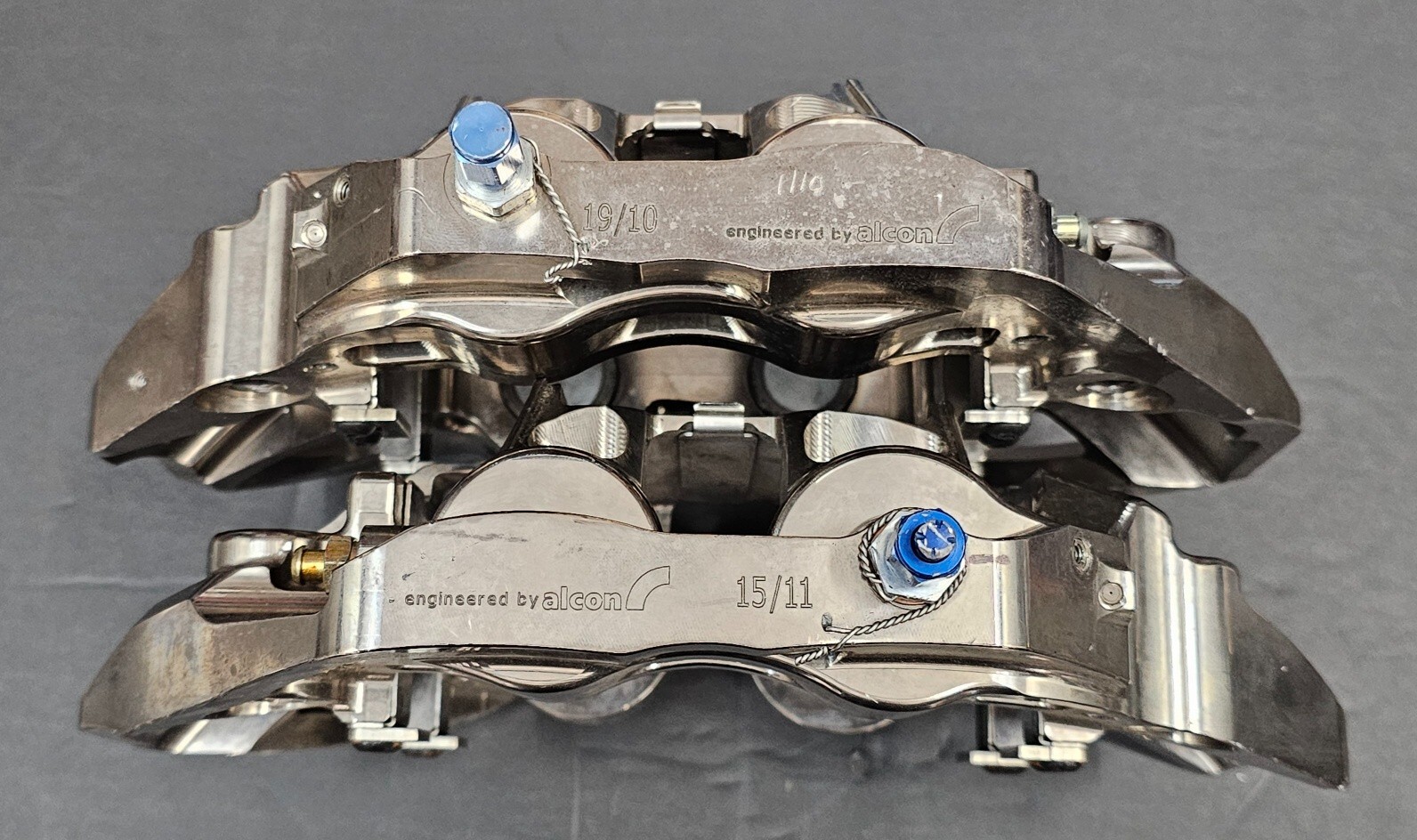 Alcon 4 Piston Road Race Rear Calipers PC.1110 & New Pads Nascar Brembo ...