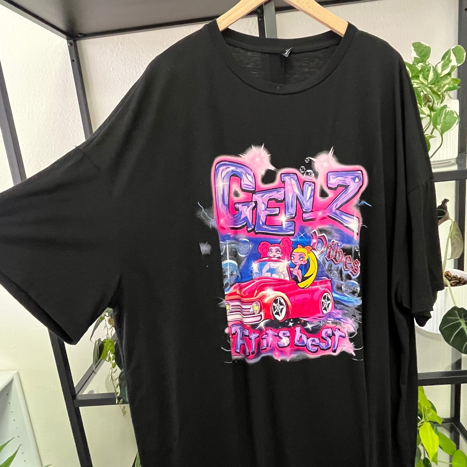 Shein Curve Gen Z Vibes at Its Best Graphic Tee Shirt… - Gem