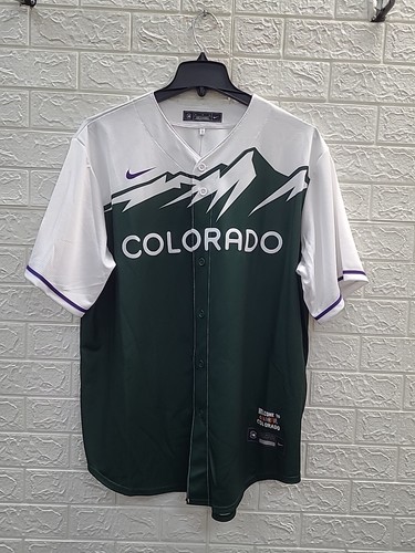 New Nike Colorado Rockies City Connect Team Jersey Size XLarge Green | eBay