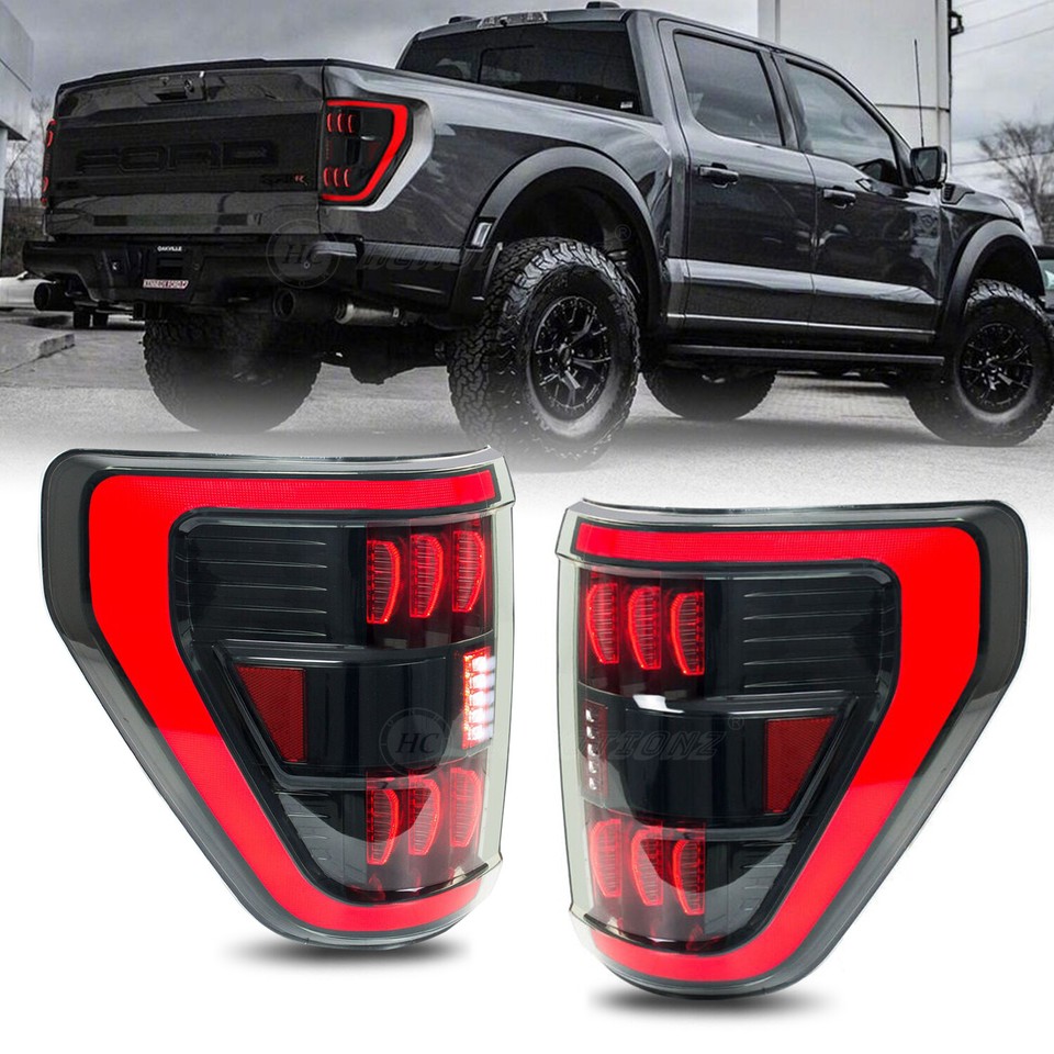 LED Tail Lights For Ford F150 F-150 XLT 2021 2022 2023 2024 Rear Lamps ...