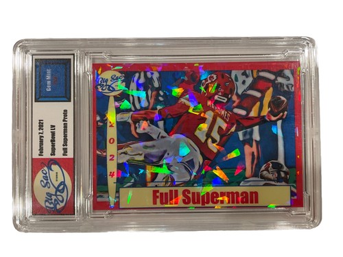 Patrick Mahomes-"Full Superman" prototype-SuperBowl LV-Big Sac Studio ...