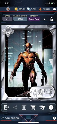 Topps Marvel Collect X-Men collection’23 Topps Showcase Wolverine Super ...